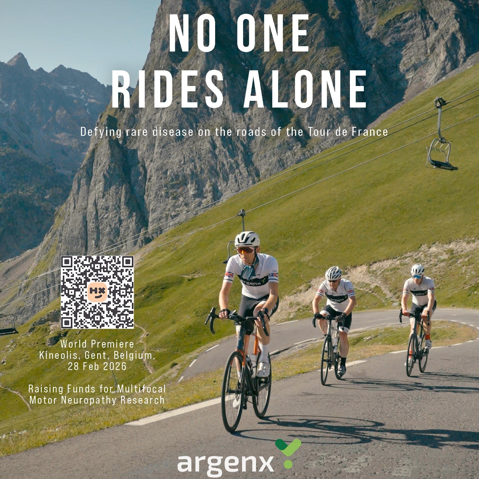 ‘No one rides alone’: film over MMN… en de Tour de France - Spierziekten